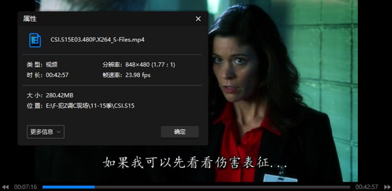 经典美剧《犯罪现场调查(CSI)》1-15季英语中文字幕合集[MP4]百度云网盘下载 – 好样猫